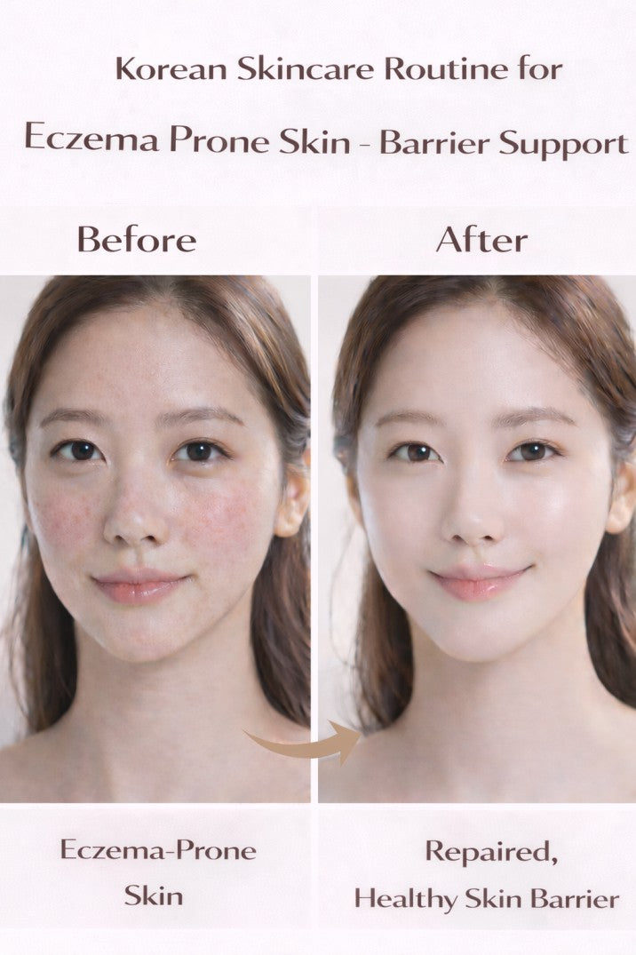 Korean Skincare Routine for Eczema Prone Skin - Barrier Support ...